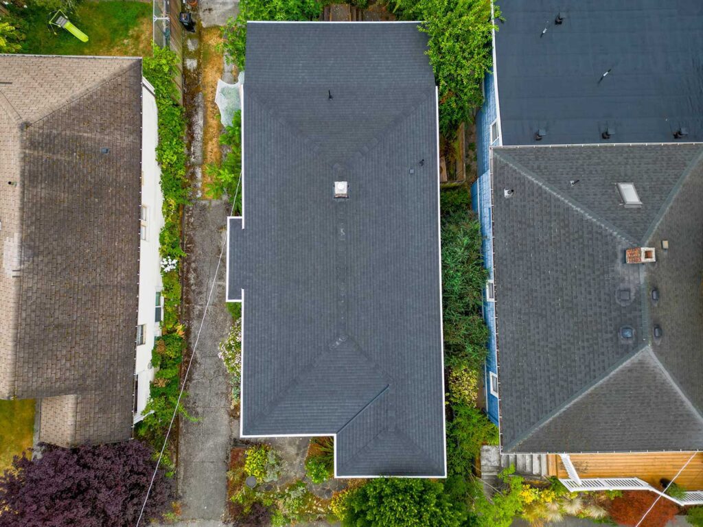 New Composite Asphalt Shingle Roof in Seattle