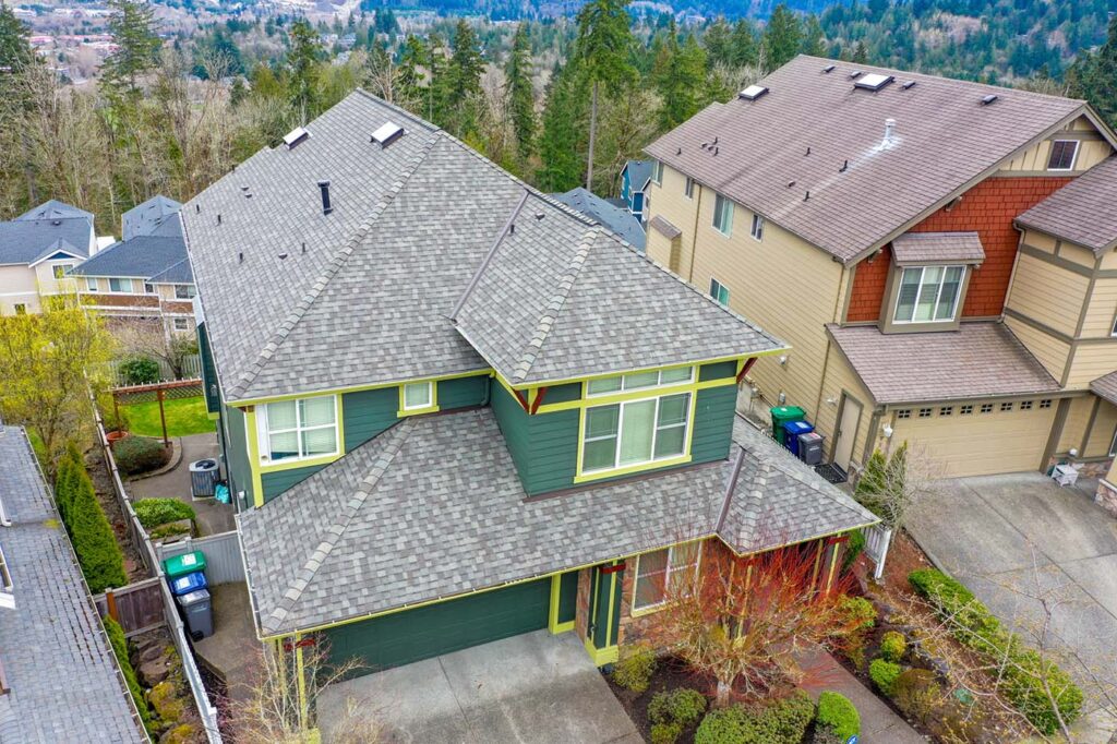 New Composite Asphalt Shingles Roof in Issaquah, Washington - Three ...