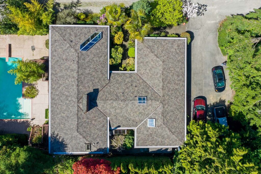 New Composite Asphalt Shingles Roof in Medina, Washington - Three Tree ...