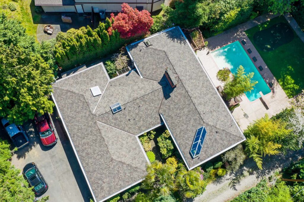 New Composite Asphalt Shingles Roof in Medina, Washington - Three Tree ...