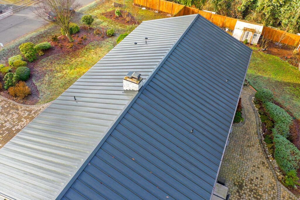 New Metal Roof in Bellevue, Washington - Three Tree Roofing
